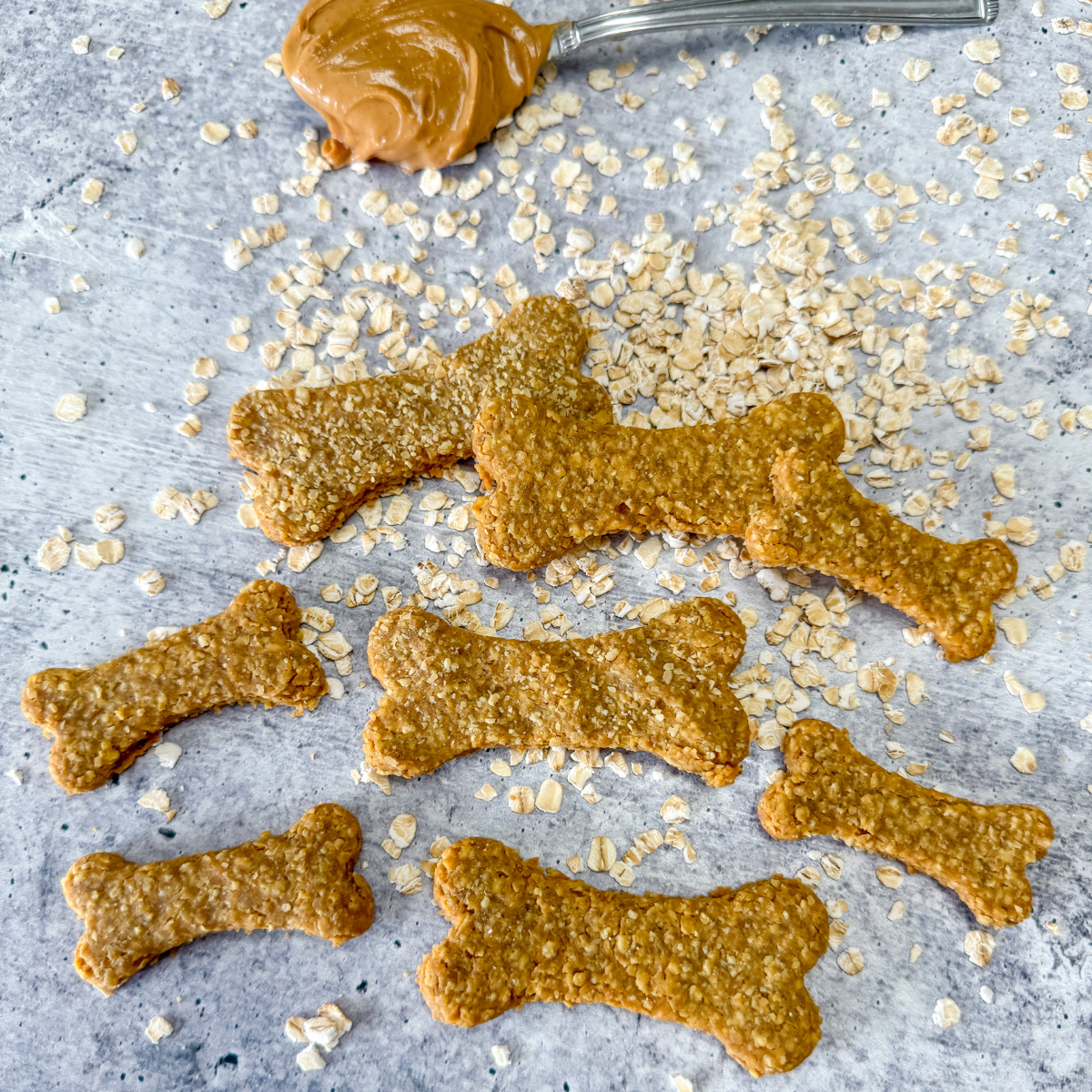 Easy 3 Ingredient Homemade Peanut Butter Dog Treats - Bark n Purr Duo